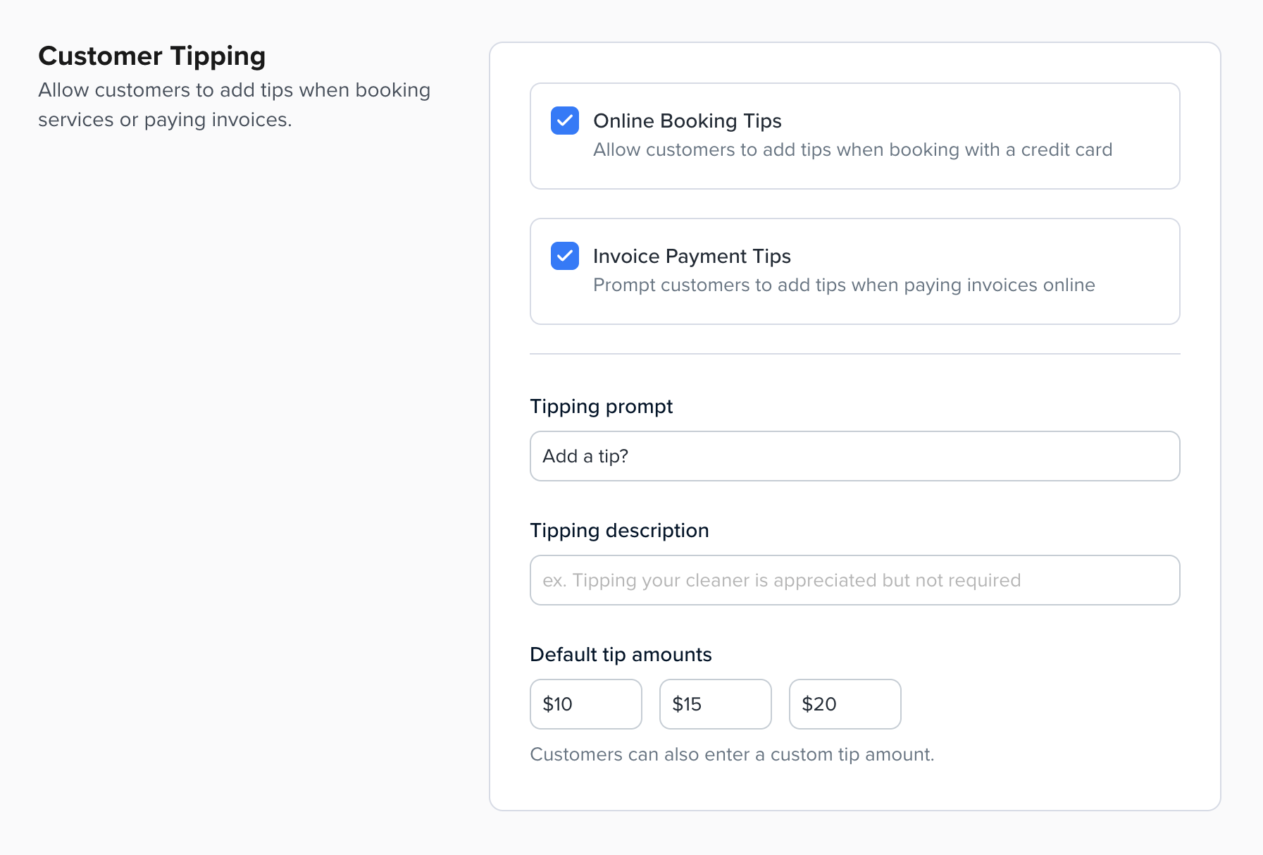 Accept Tips on Invoice Payments | Zenbooker